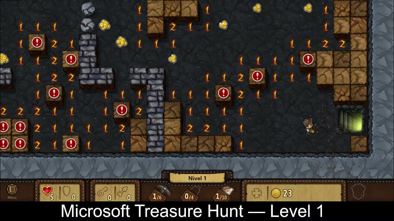 Microsoft Treasure Hunt — Level 1 - YouTube