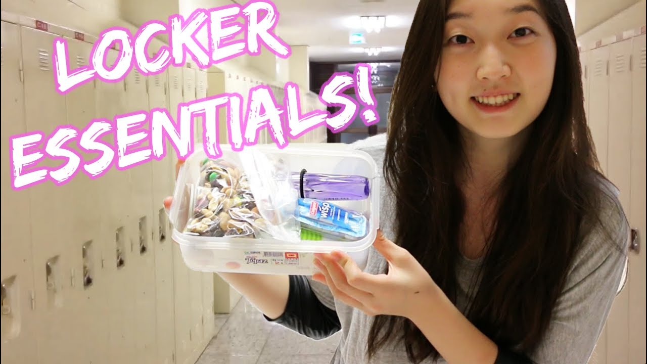 Back to School Locker Essentials 2014! - YouTube