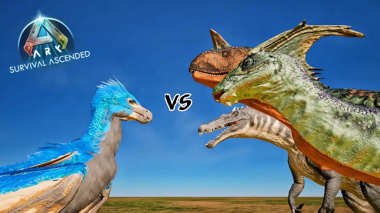 Yi Ling VS Ark Dinosaurs | ARK Ascended Dino Battle | DINOWORLD - YouTube