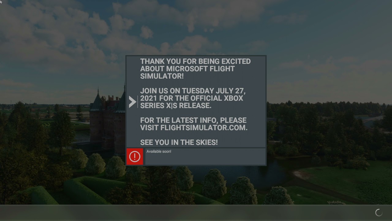 Microsoft Flight Simulator Main Menu Music Theme Song - YouTube