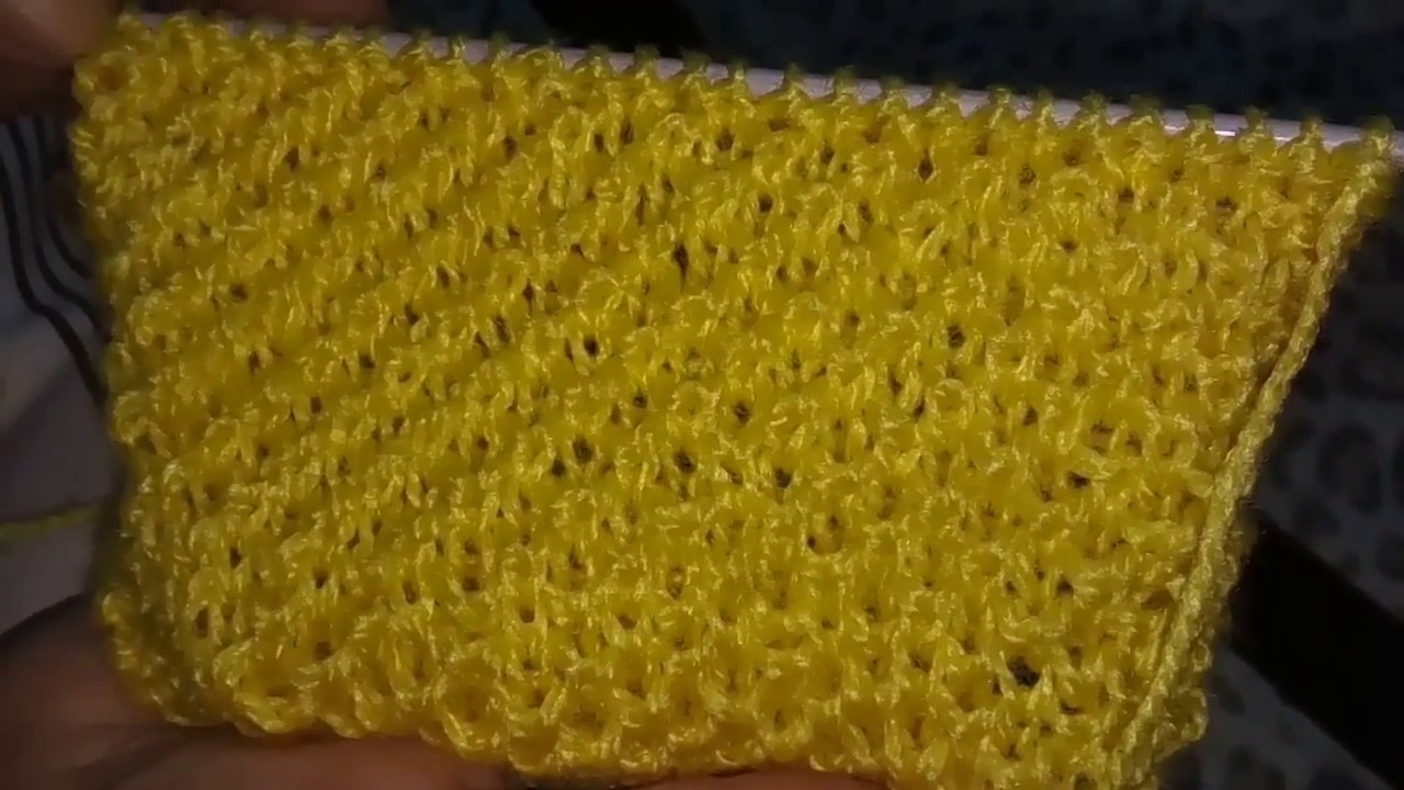 How to make || Bee Stitch || Knitting Pattern || video tutorial by ...