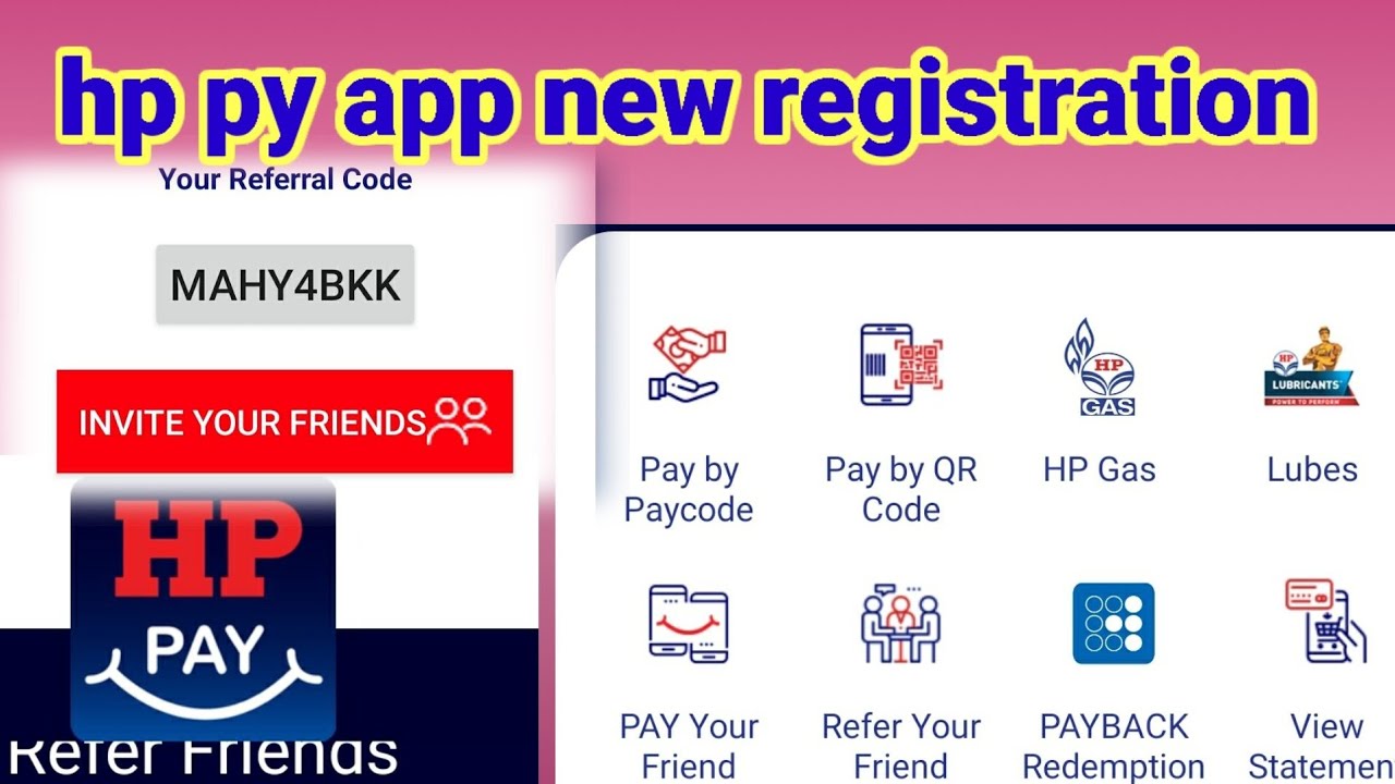 how to hp pay refuel app kaise use kare 2021 Me register kaise kare ...
