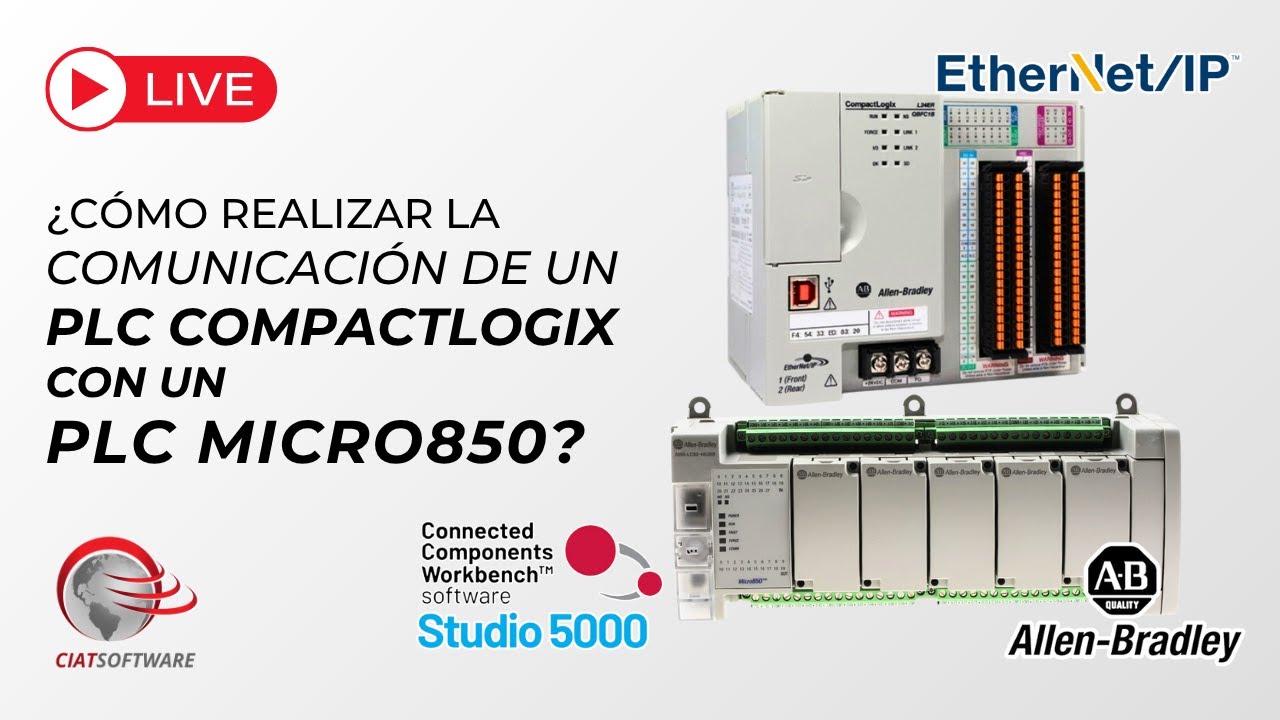 ¿CÓMO REALIZAR LA COMUNICACIÓN DE UN PLC COMPACTLOGIX 5370 CON UN PLC ...