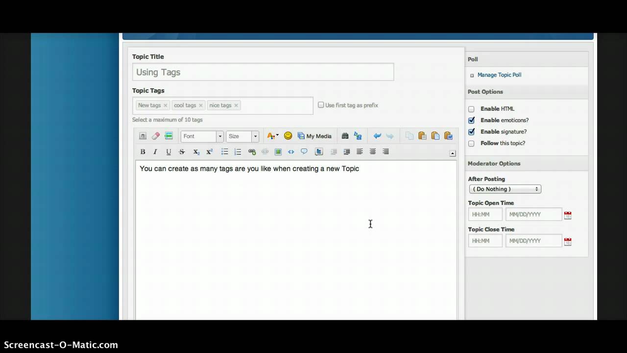 HowTo Enter Tags - YouTube