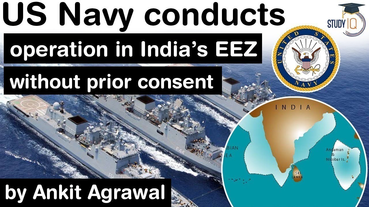 US Navy operation in Exclusive Economic Zone of India without consent ...