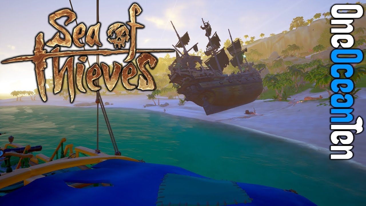 Sea of Thieves #17 - Sinking A Skeleton Ship With Buckets! - YouTube