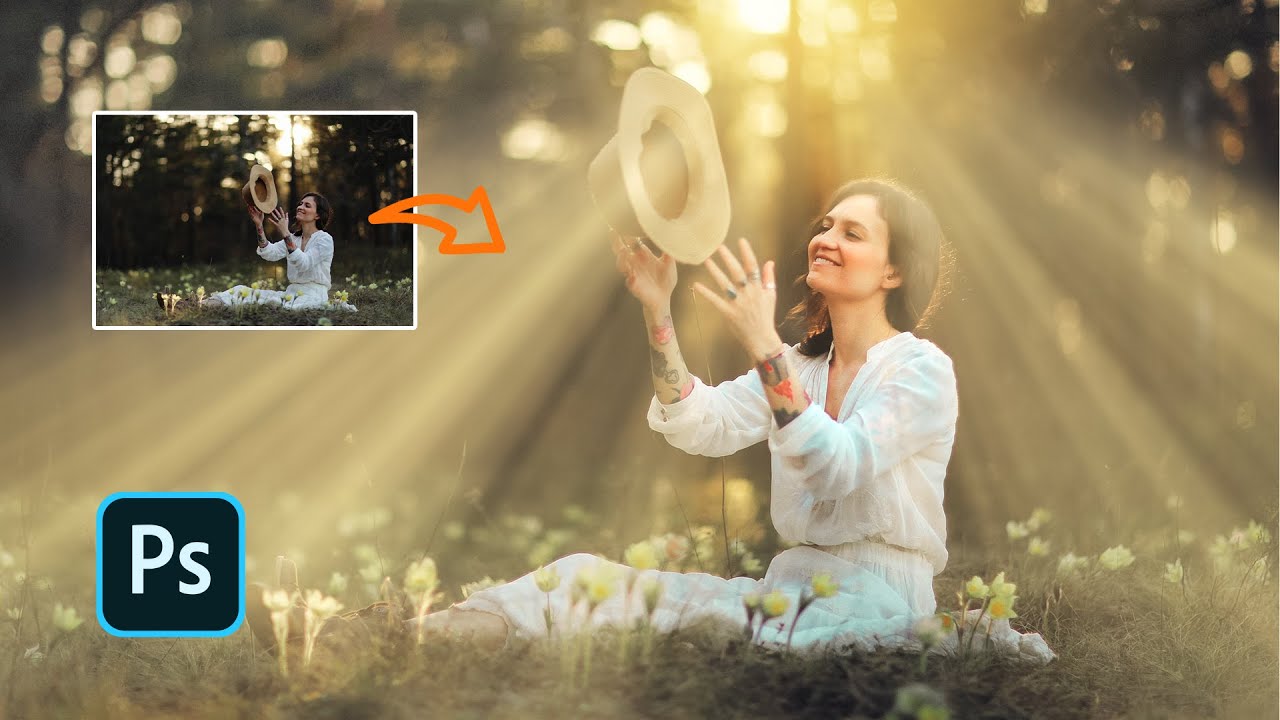 Magic of Sun Rays in Photoshop | How to Make Sun Rays - Photoshop ...