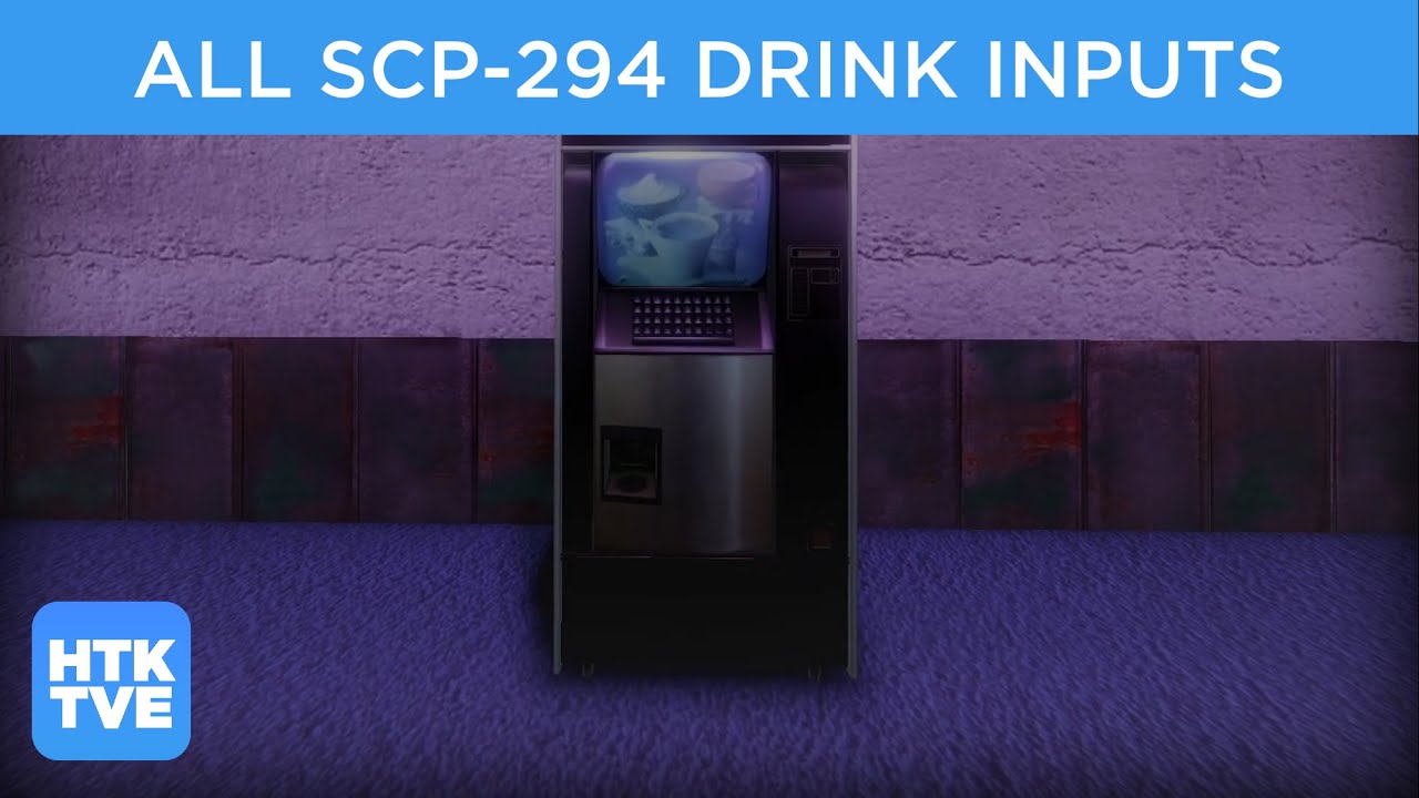 nico's nextbots - All SCP-294 Drinks (Showcase) - YouTube