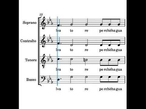 Cose stupende Frisina soprani prima strofa - YouTube