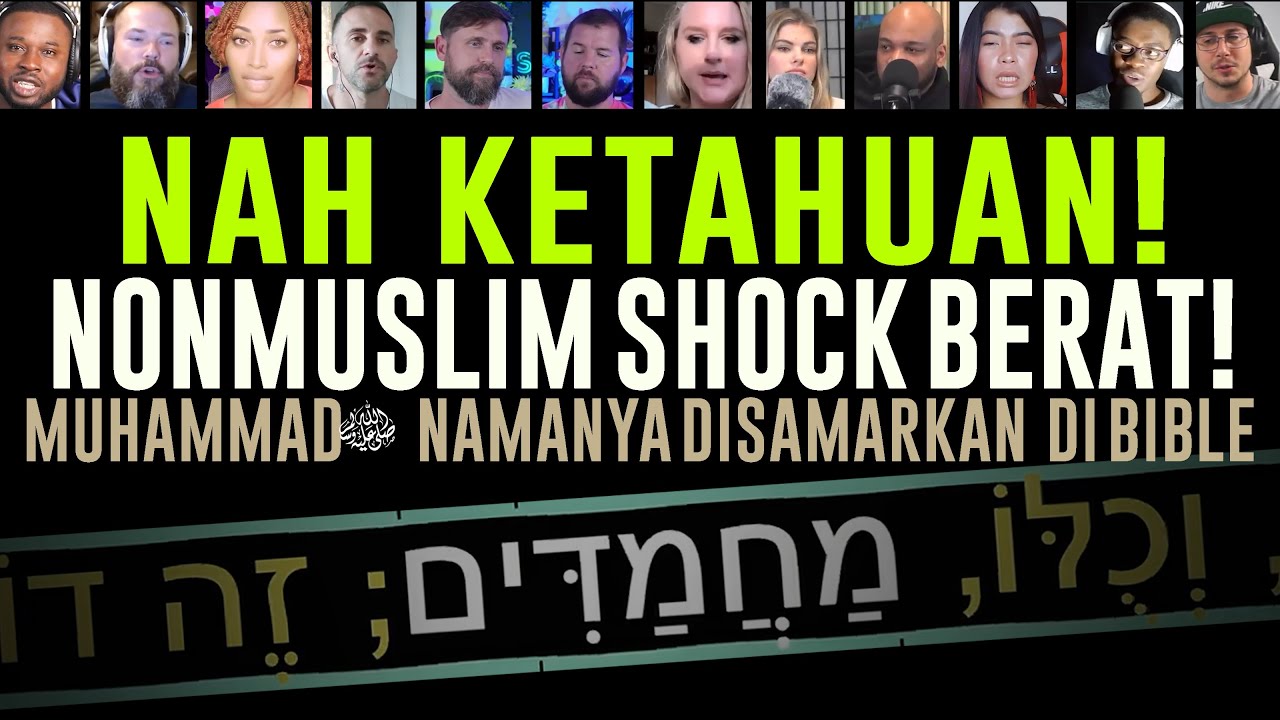 RAHASIA BESAR TERBONGKAR! Mereka Baru Tahu Nama Nabi Muhammad ﷺ Ada di ...