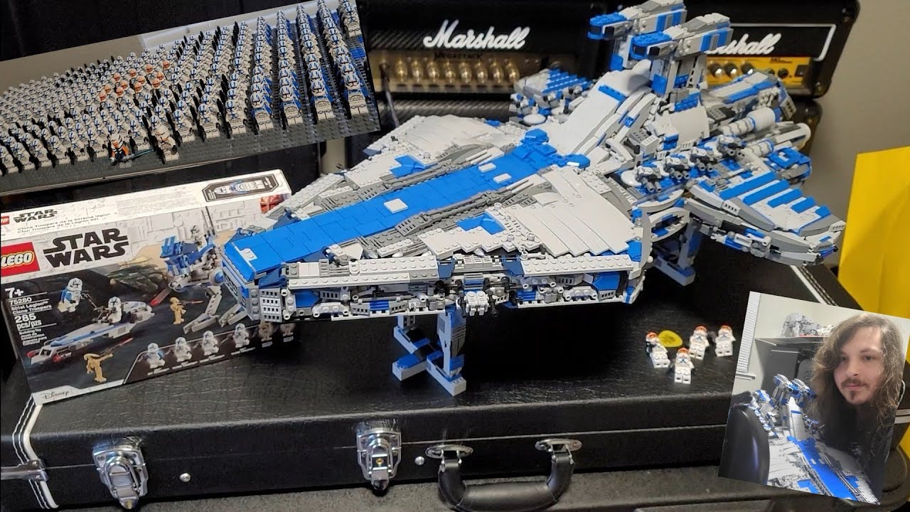 UCS Venator Made Out Of Only 501st Battle Packs - YouTube