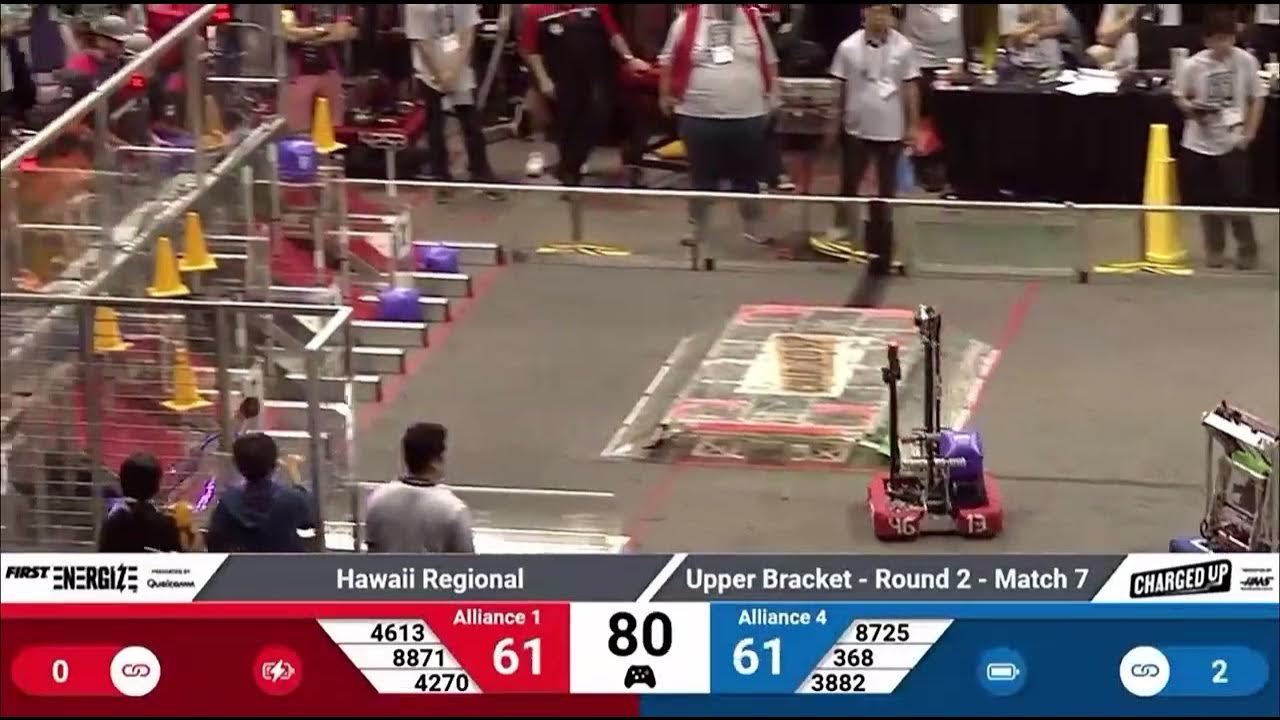 FRC 2023 First Robotics Competition Upper Bracket Round 2 Match 7 ...