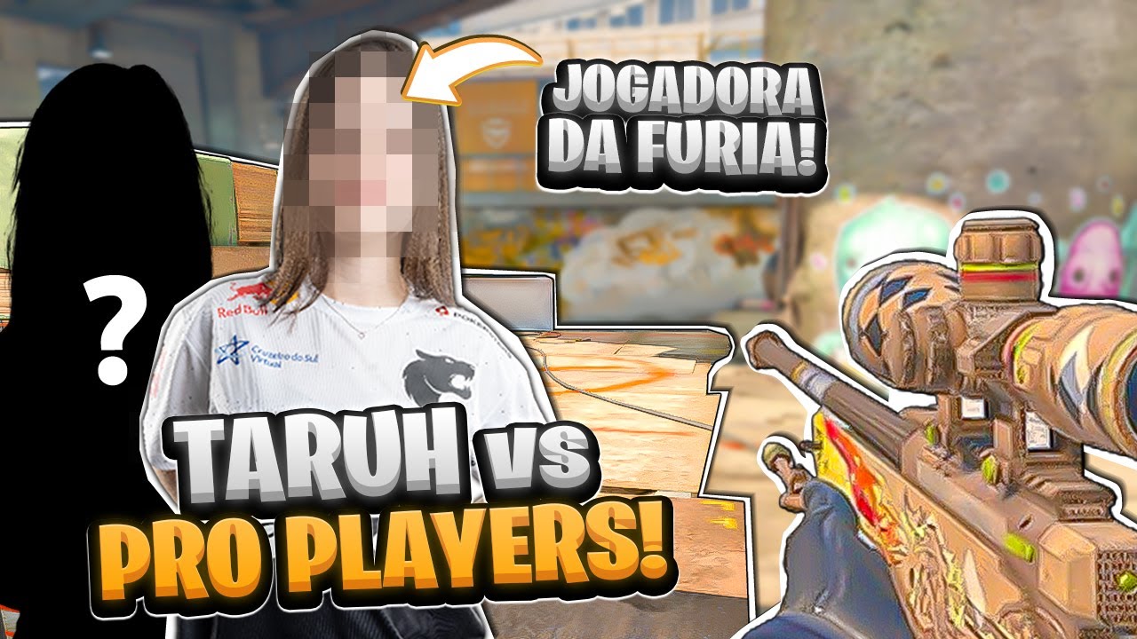 Enfrentei 2 PRO PLAYERS ( uma da FURIA) muito FORTES no CS2, vou voltar ...