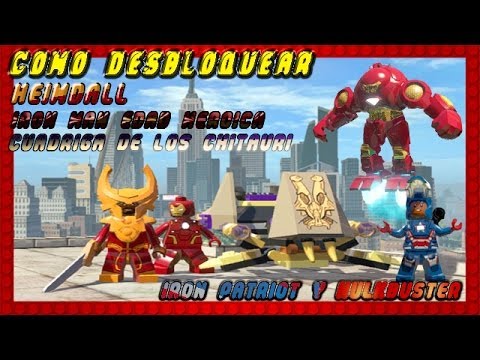 Lego Marvel Super Heroes Desbloquear a Heimdall, Iron Patriot ...