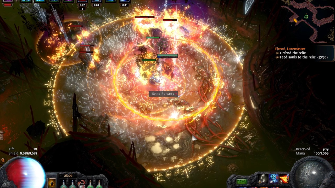 POE [2.5] CwC Scorching Ray WI T15 Core Map - YouTube