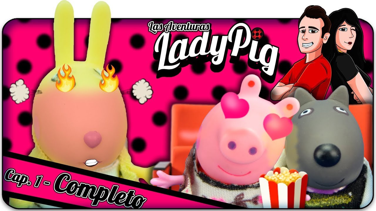 Las Aventuras de LadyPig 🐞 Peppa Pig es Lady bug !! El Concurso 🐞 Cap.1 ...