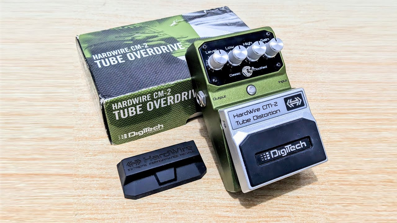 Digitech Hardwire CM-2 Tube Overdrive - YouTube