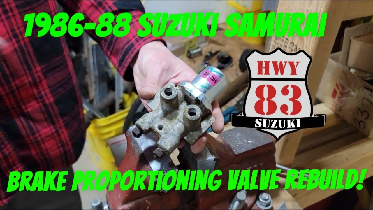 Suzuki Samurai BRAKE PROPORTIONING VALVE REBUILD using Hwy83 kit ...