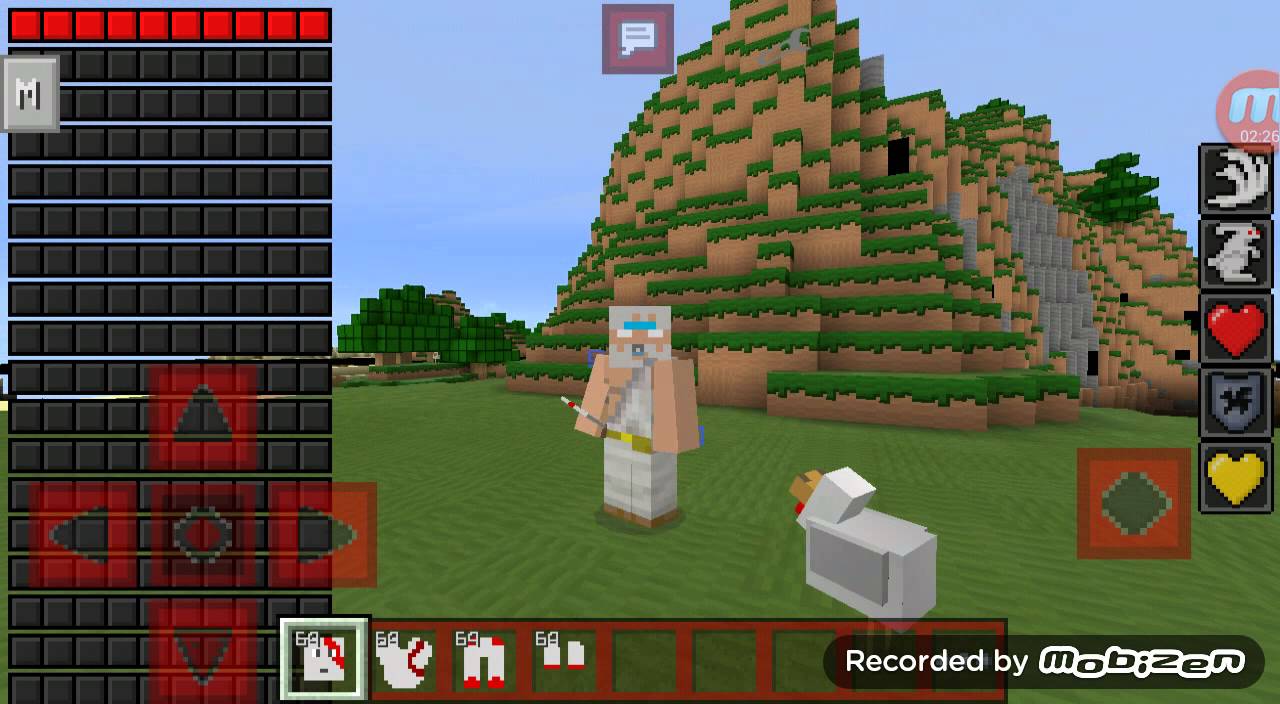 Minecraft Pe-(Mod) God of war - YouTube