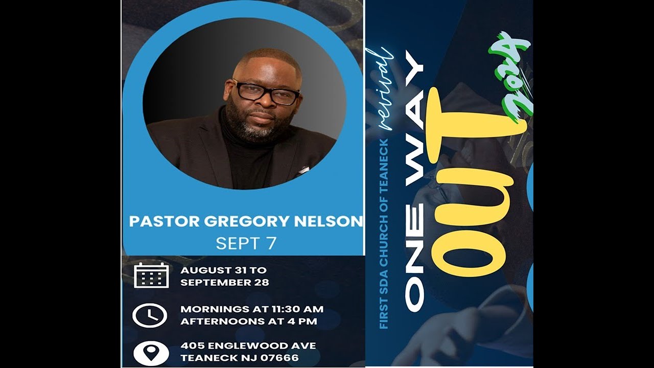 FSDA Church of Teaneck - September 7, 2024 - Evening -One Way Out ...