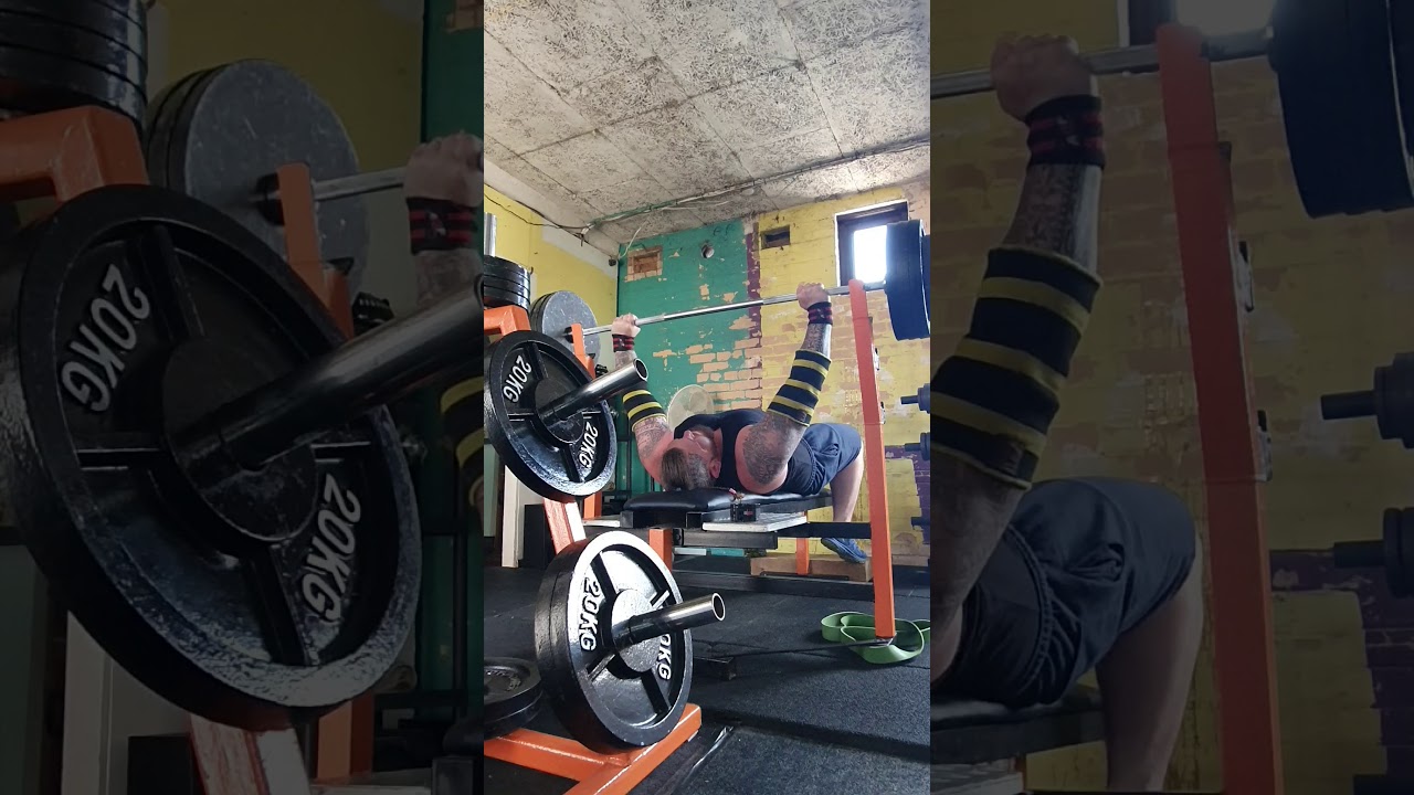 160kg flat bench for double - YouTube