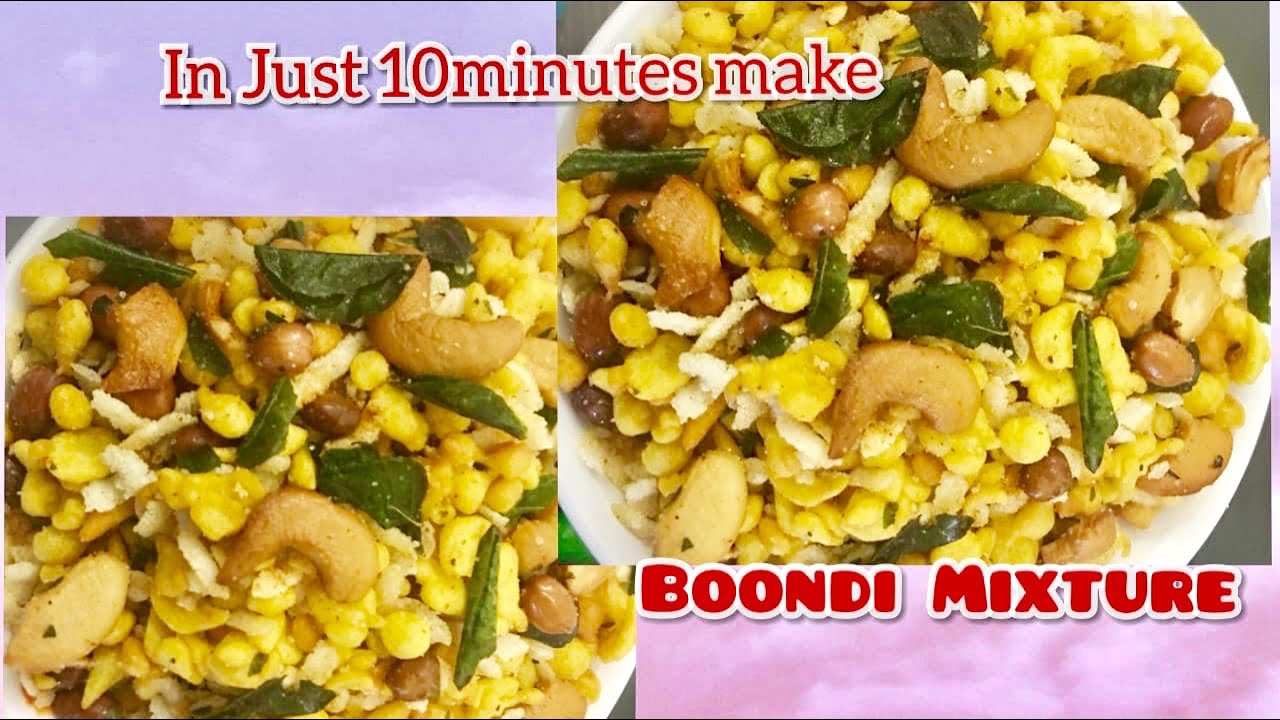 Karam Boondi Mixture/Spicy Boondi - YouTube