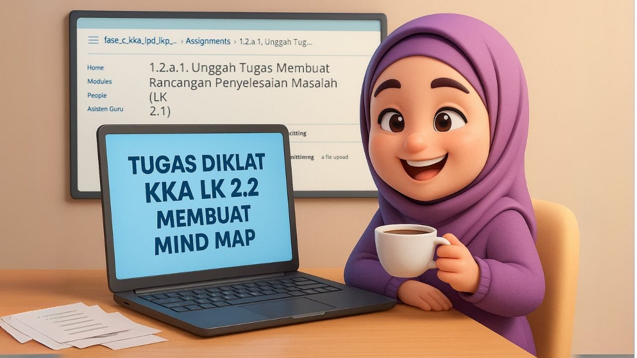 TUGAS DIKLAT KKA LK 2.2 MEMBUAT MIND MAP - YouTube