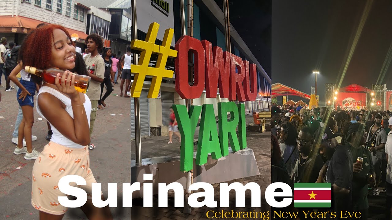 Travel vlog:Celebrating New Year’s eve in Suriname🇸🇷||Owru Yari ...