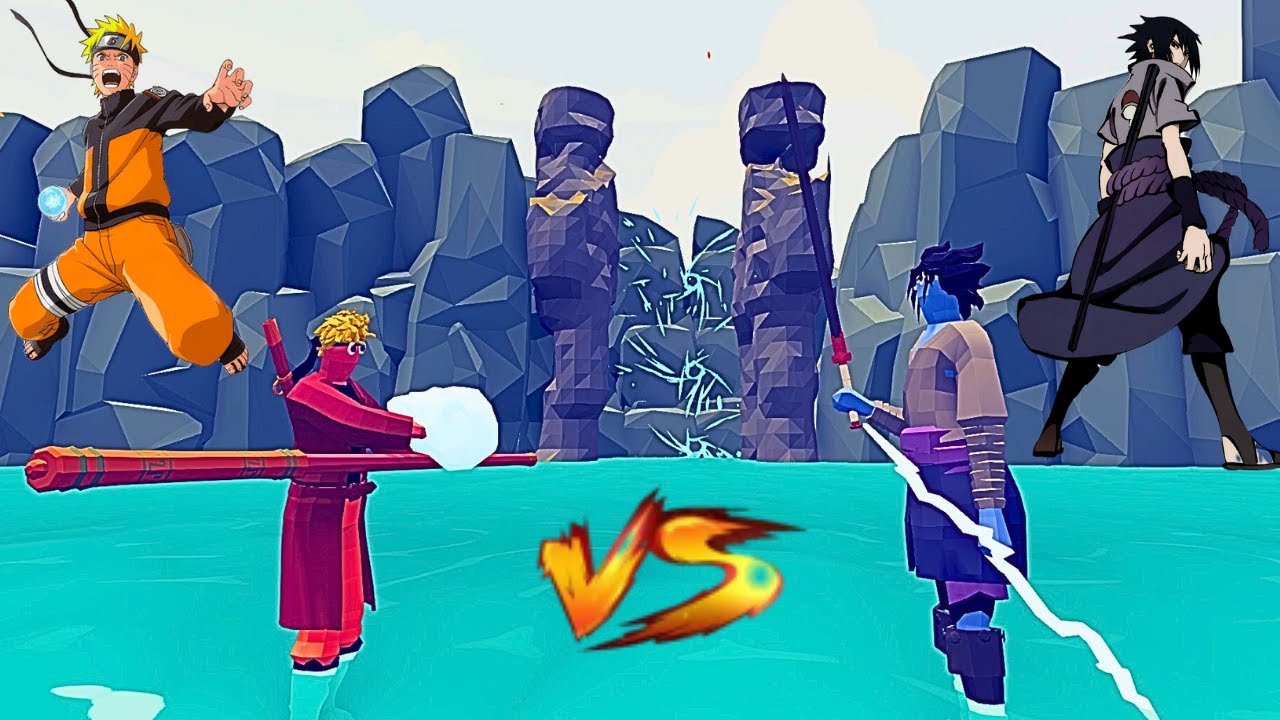 NARUTO vs SASUKE - Totally Accurate Battle Simulator TABS - YouTube