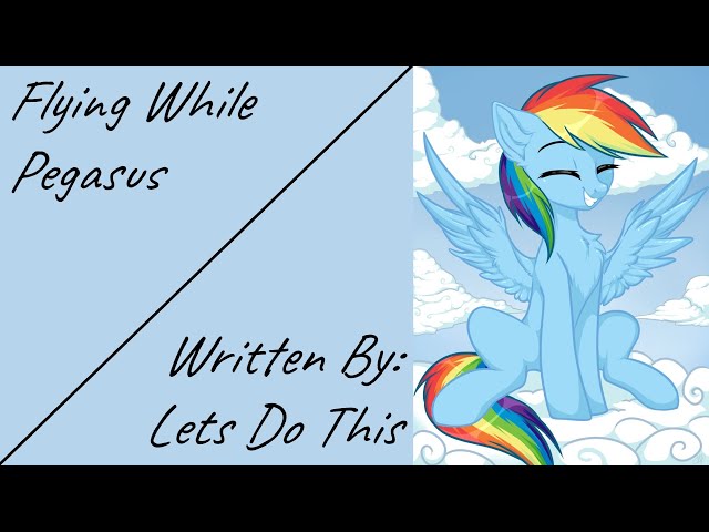 Mlp Pegasus Flying