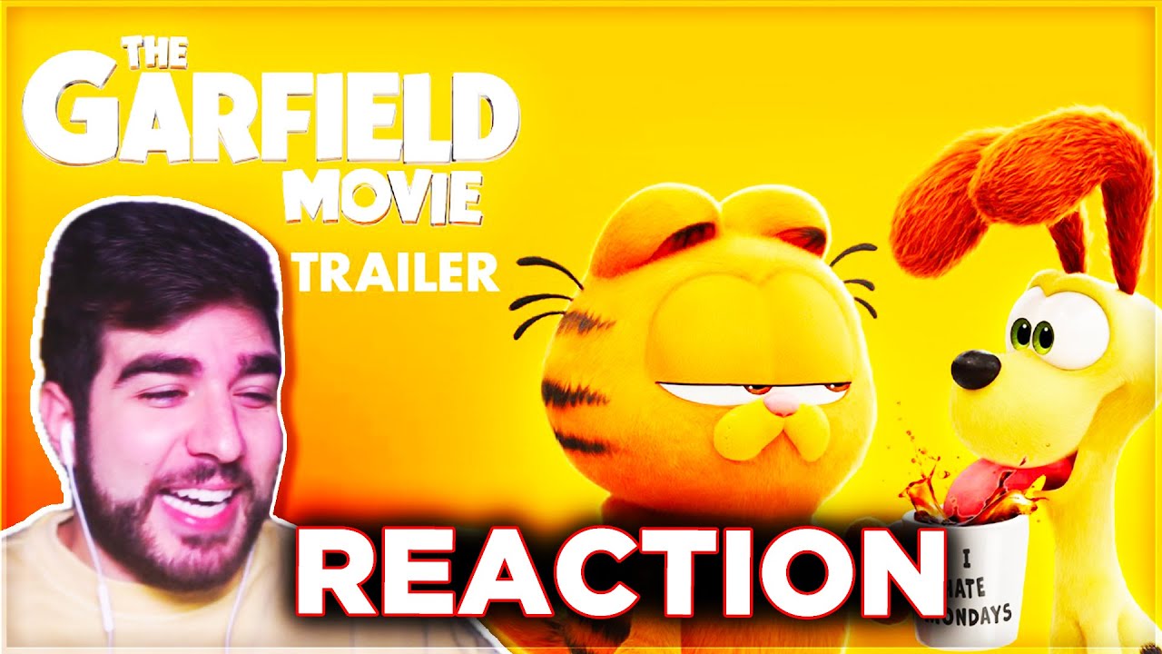 REACTION al primo TRAILER del film di GARFIELD! - YouTube