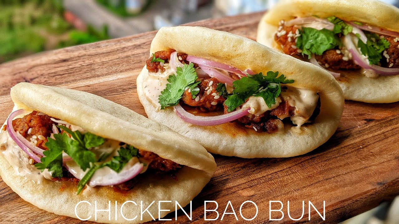 Chicken Bao Bun Recipe | Bao Bun Recipe - YouTube