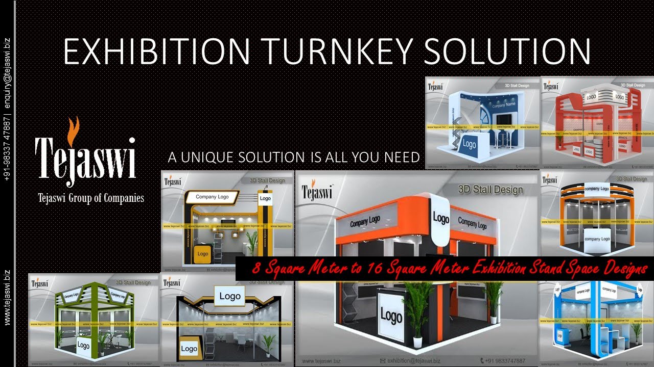 8 Sq Mtr to 16 Sq mtr Exhibition Booth Design - India, Mumbai, Delhi ...