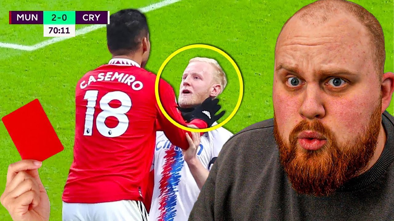 Reagerar På Worst RED CARDS in FOOTBALL 2023 - YouTube