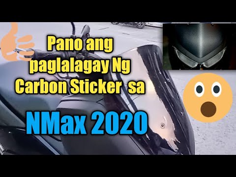 Pano maglagay Ng Carbon Sticker sa Nmax 2020 - YouTube