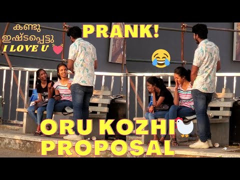 'ORU കോഴി PROPOSAL' PRANK🐔 | MALAYALAM PRANK | KERALA - YouTube