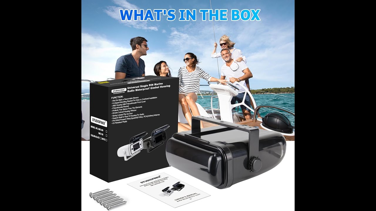 STUDIOFINIX Waterproof Radio Cover Review: Durable UV Resistant Boat ...