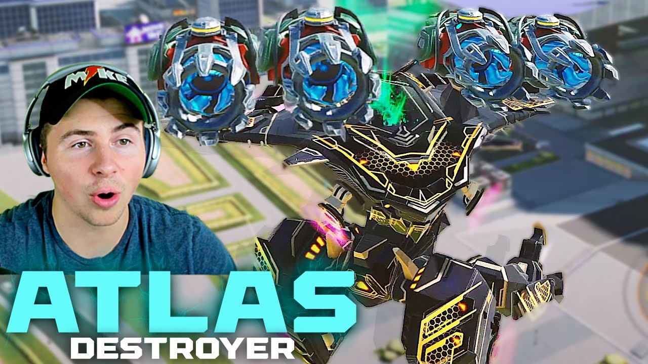 The Absolute Atlas DESTROYER... Ao Ming Void With Thor Ship, 2 Hits Atlas Titans | War Robots ...