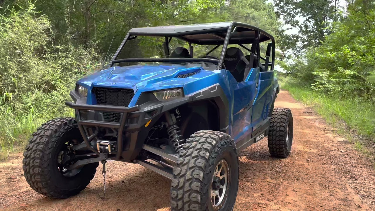 Thumper Fab Polaris General 4 Seat Lo-Brow Roll Cage - YouTube