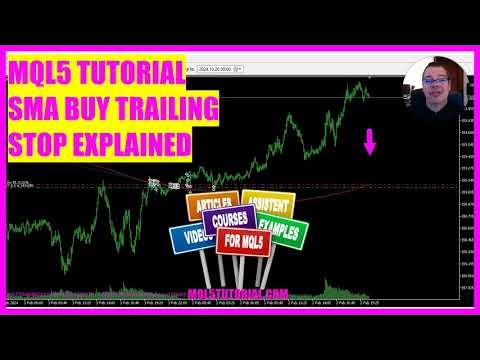 MQL5 TUTORIAL - SMA Buy Trailing Stop explained - YouTube