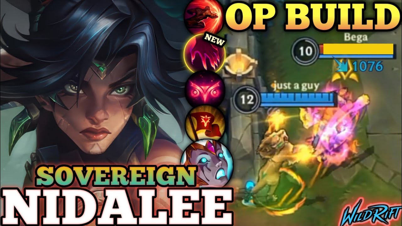 NIDALEE META BUILD & RUNES! SOVEREIGN RANKED GAMEPLAY - TOP GLOBAL ...