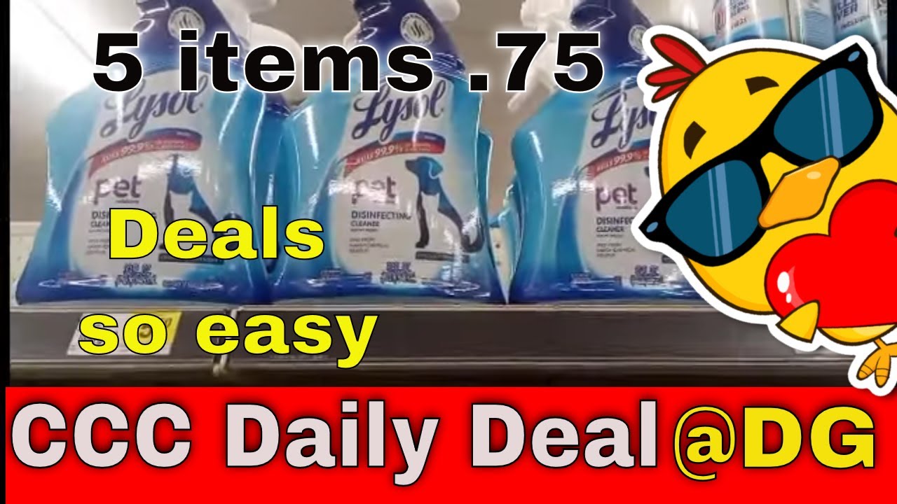 Dollar General essential shopping trip five items 75 cent - YouTube