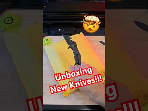 Unboxing New Knives from WE and Civivi | MUST SEE 🤯⚔️ #shorts #unboxing #edc