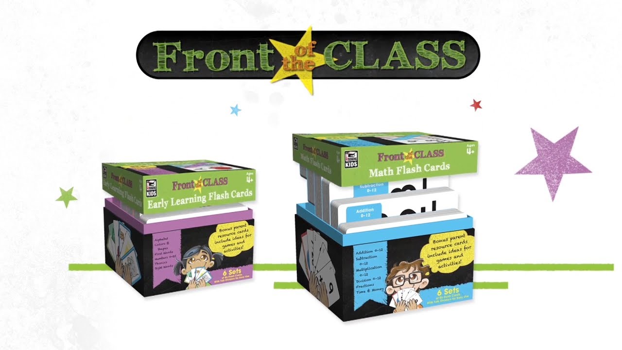 Front of the Class: Math and Early Learning Flash Cards - YouTube