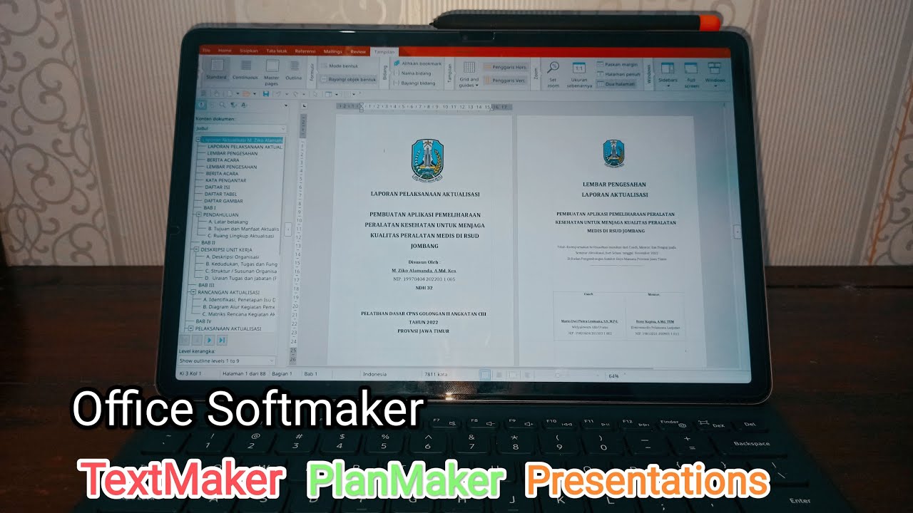 Office Softmaker : WPS office PC level untuk semua tablet android dan iPad OS - YouTube