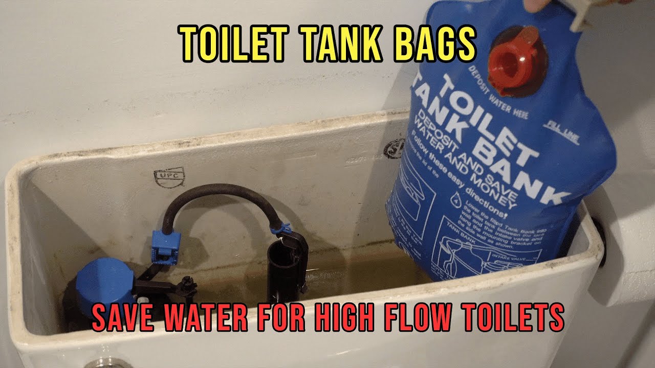 WINTHORPE Toilet Tank Bank Insert 3-Pack, Water-Saving Device - YouTube