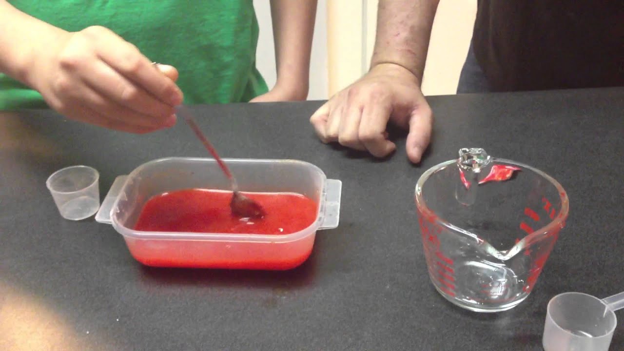 How to make Slime using Kool Aid - YouTube