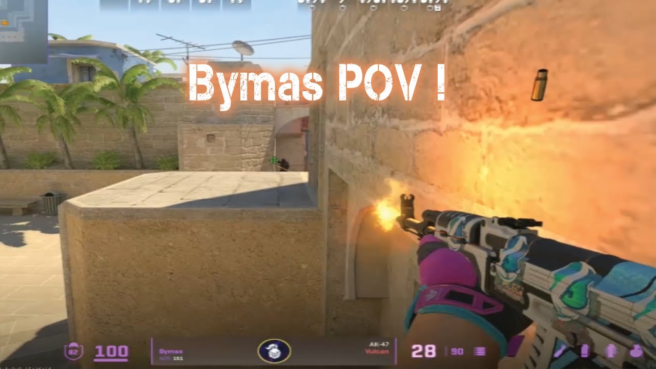 Bymas CARRIES CS2 FACEIT🔥(MIRAGE POV) - YouTube
