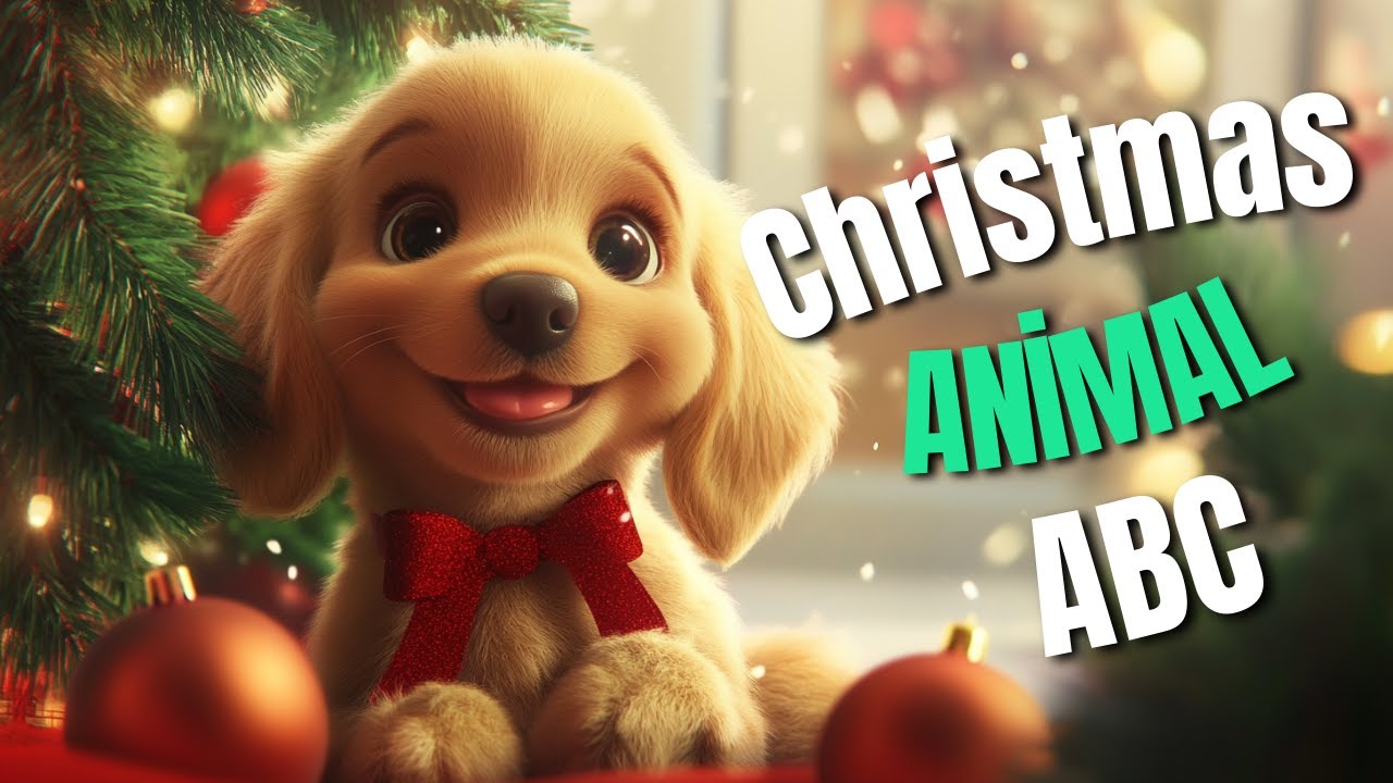 Christmas Animal ABC Song | Fun & Festive Christmas Animals for Kids ...