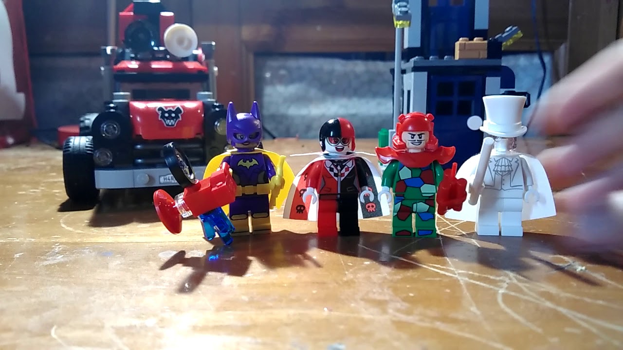 The Lego Batman Movie Set: Harley Quinn Cannonball Attack Review - YouTube